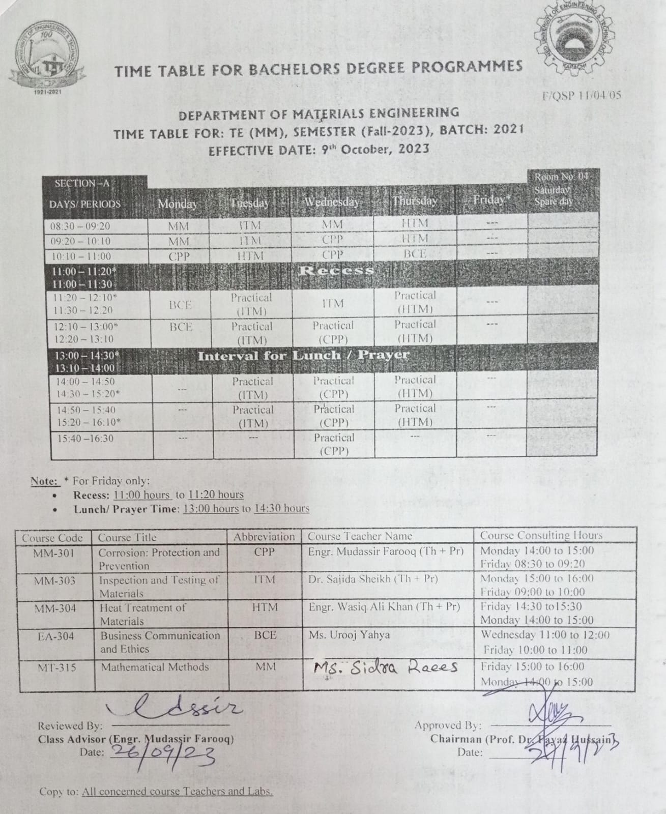 Overview | NEDUET Department of Materials Engineering Website